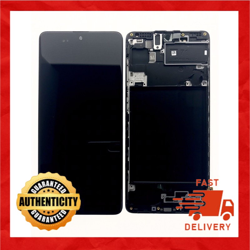 SAMSUNG A71/A715F LCD ORIGINAL FULL SET + FRAME | Shopee Malaysia