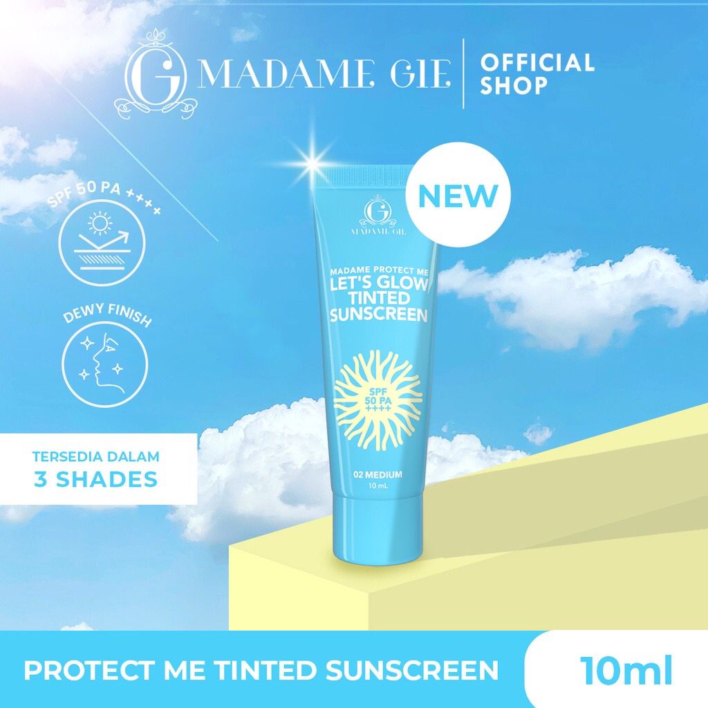 Madame Gie Madame Protect Me Let's Glow Tinted Sunscreen SPF 50 PA ... Madame Gie Madame Protect Me Let's Glow Tinted Sunscreen SPF 50 PA ...