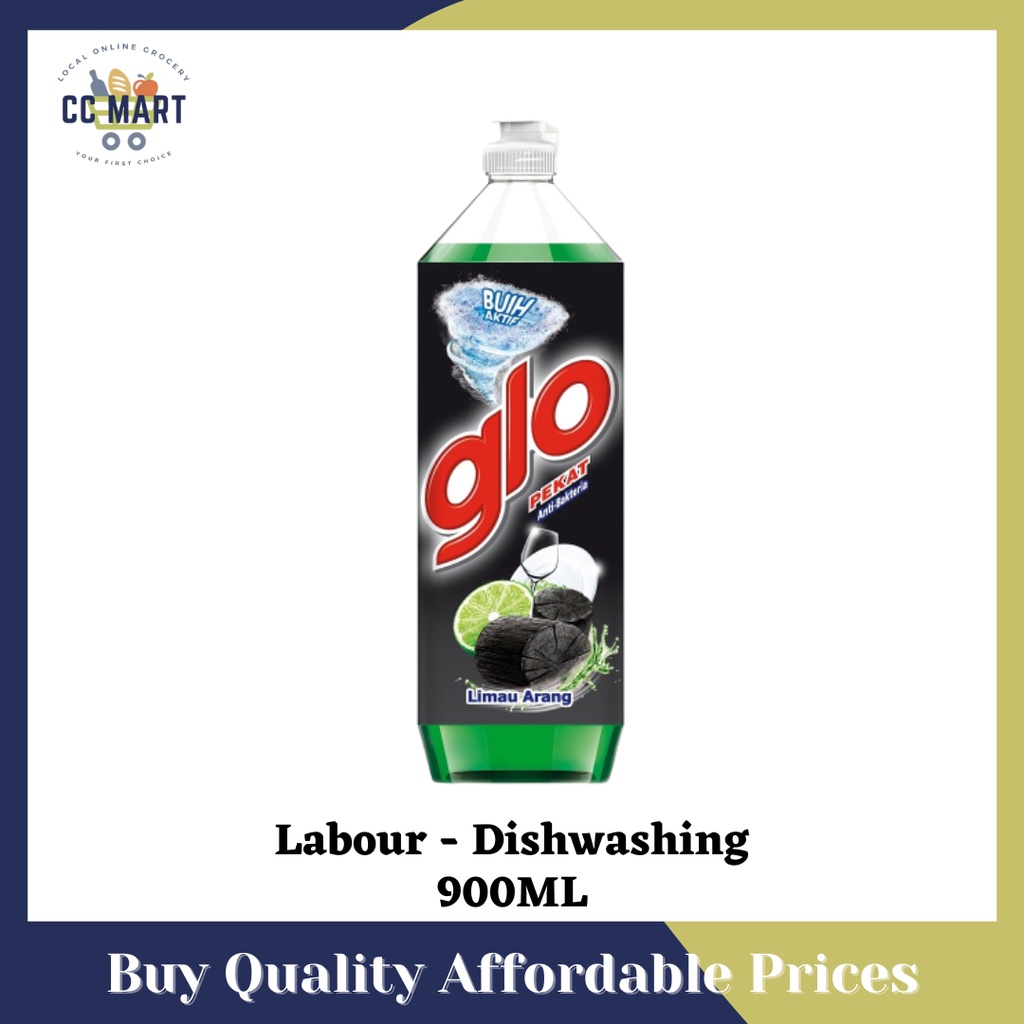 Glo - Anti Bacterial Lime Charcoal / Dishwashing Liquid - 900ML ...