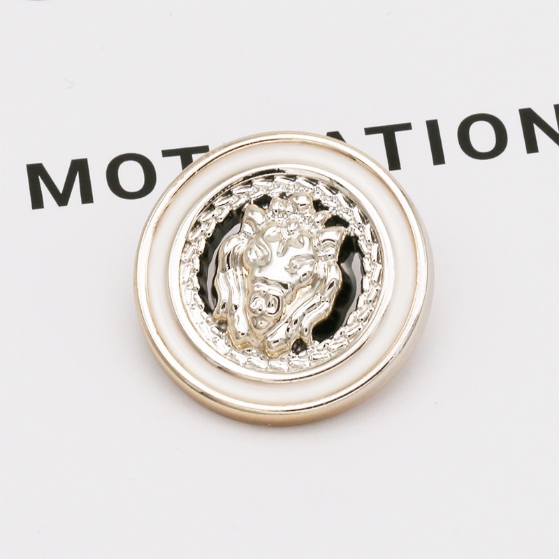 1pcs Butang plastik bulat tangan, butang penyaduran butang mantel kot ...