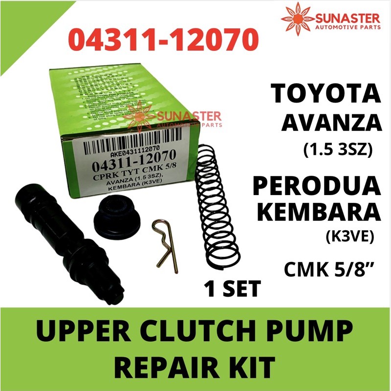 Upper Clutch Pump Repair Kit Toyota Avanza Perodua Kembara | Shopee ...