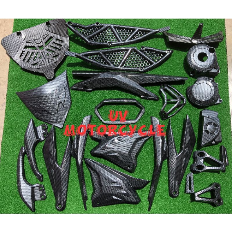 RSX150 SETPACKAGES CARBON 14 in 1 ENGINE COVER RSX ENGINE SIDE COVER ...