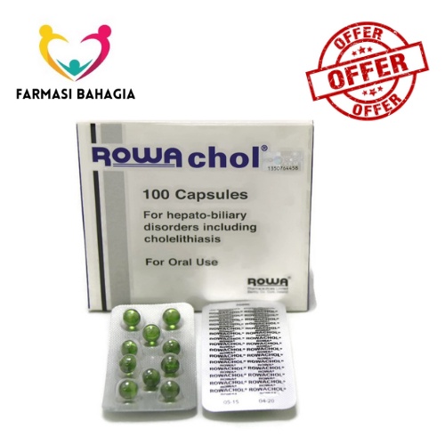 [ Exp 5/2027 ] ROWACHOL CAPSULES ( 50'S | 100'S ) | Shopee Malaysia