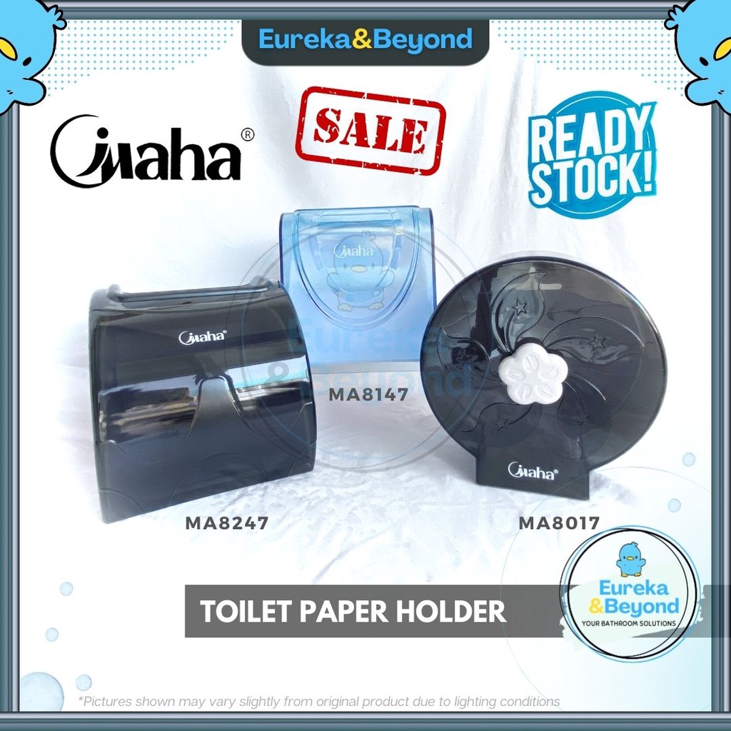 𝗣𝗔𝗣𝗘𝗥 𝗛𝗢𝗟𝗗𝗘𝗥 - Bathroom Wall-Mounted Waterproof Toilet Tissue Roll ...