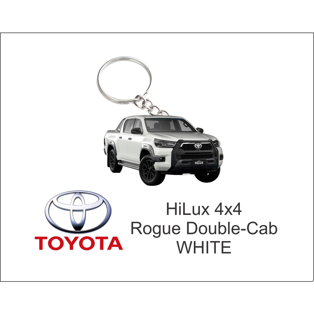 toyota hilux rogue white keychain 2d | Shopee Malaysia