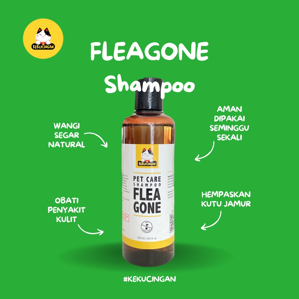 Flea Gone Shampoo Anti Flea Fungus Skin Disease Cats Dogs Kittens ...