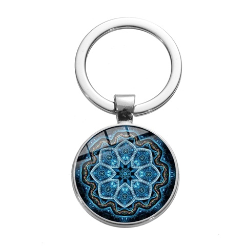 SIAN New Art Mandala Flowers Keychain Sacred Geometry Buddhism Chakra ...