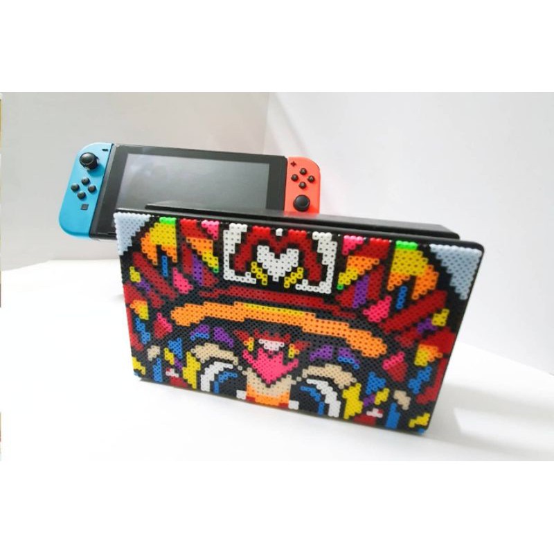 Nintendo Switch Dock Cover Super Mario Bros Pindou Perler Beads ...
