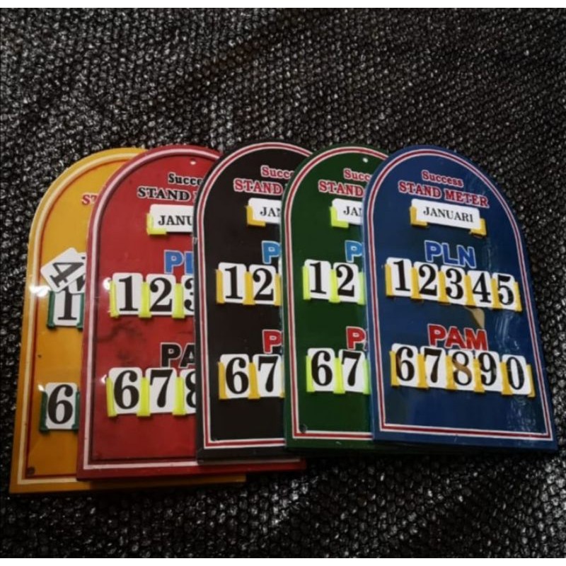 Electric meter stand Board - pln - PDAM | Shopee Malaysia