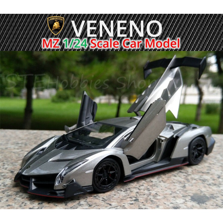 STE8 Lambo Veneno 1:24 Scale Metal Car Model Die-cast Toys (MZ ...