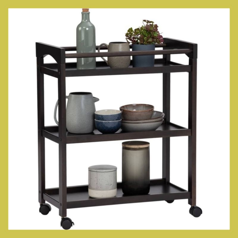 🇲🇾Ready stock 🇲🇾troli 3 tingkat dengan roda/serbaguna/3 tiers trolley ...