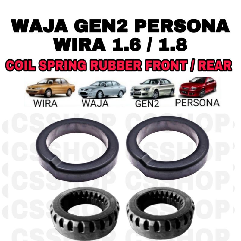 BF OEM PROTON WAJA GEN2 PERSONA WIRA 1.6 / 1.8 COIL SPRING RUBBER FRONT ...