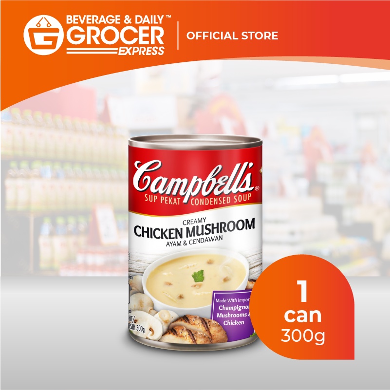 Campbell Creamy Chicken Mushroom ( 1 x 300g ) 1 Can | Shopee Malaysia