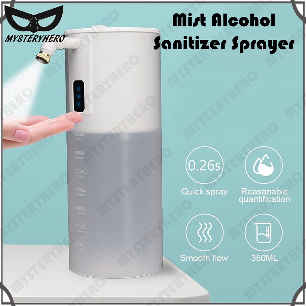 MysteryHero Mist Alcohol Sanitizer Spray Dispenser Sembur Auto Soap ...