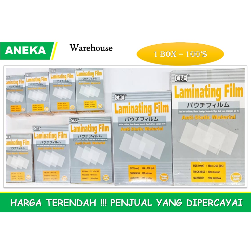 LAMINATING FILM ( CBE ) **READY STOCK** | Shopee Malaysia