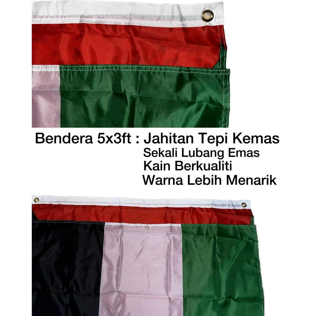 🇲🇾 READY STOCK POS TODAY BENDERA PALESTINE GAZA NATIONAL FLAG COUNTRY ...