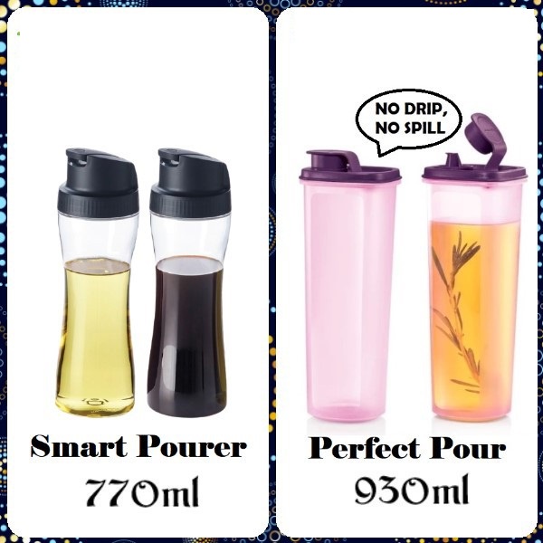 Tupperware Smart Pourer 770ml | Perfect Pour 930ml | Botol BBQ sauces ...