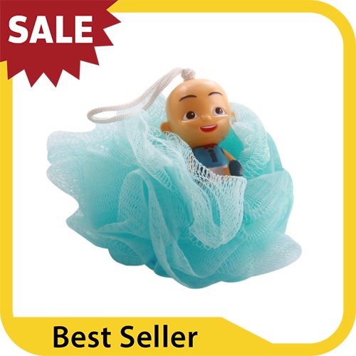 BEST SELLER [ Local Ready Stocks ] Upin Ipin Shower Puff ( Ipin / Blue ...