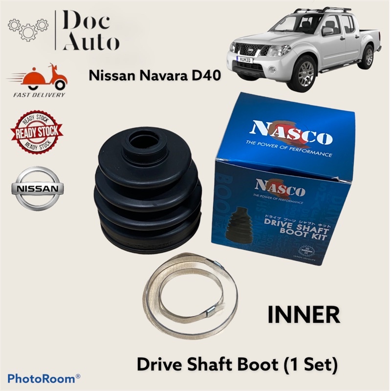 Nissan Navara D40 Drive Shaft Boot (Inner) (1 Set) - NASCO | Shopee ...