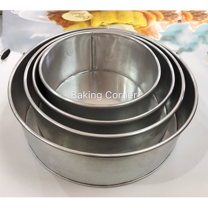 ROUND CAKE PAN 3 inches height ( Fixed ) | Shopee Malaysia
