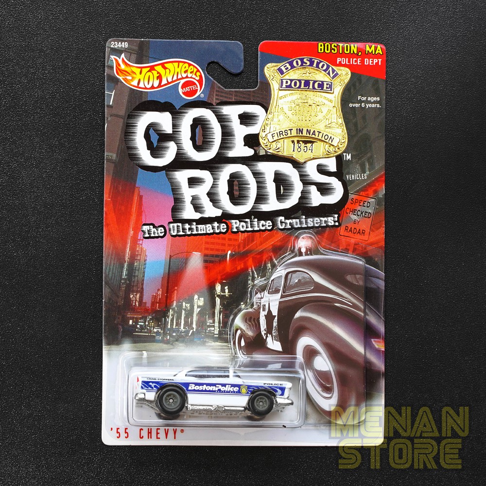 HOT WHEELS COP RODS 55 CHEVY | Shopee Malaysia