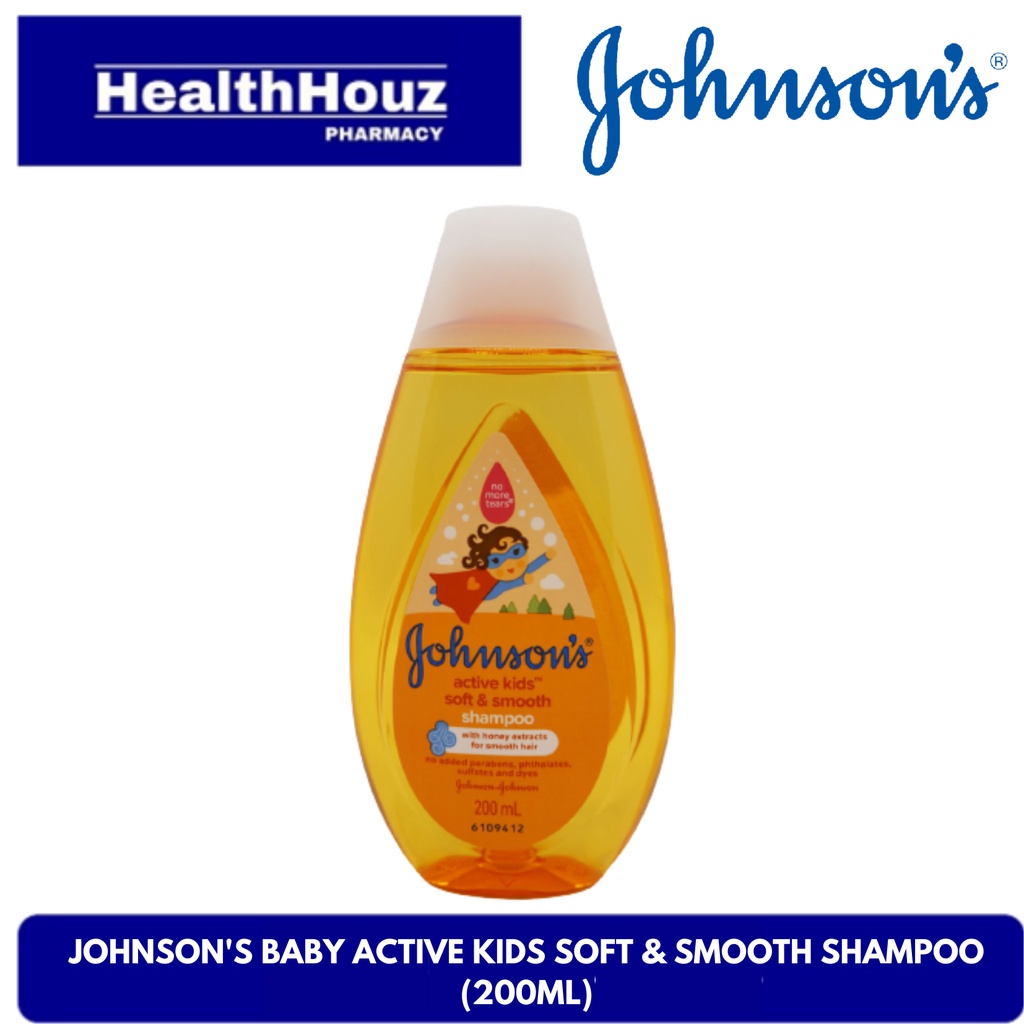 Johnson's Baby Active Kids Soft & Smooth Shampoo (200ml) | Shopee Malaysia