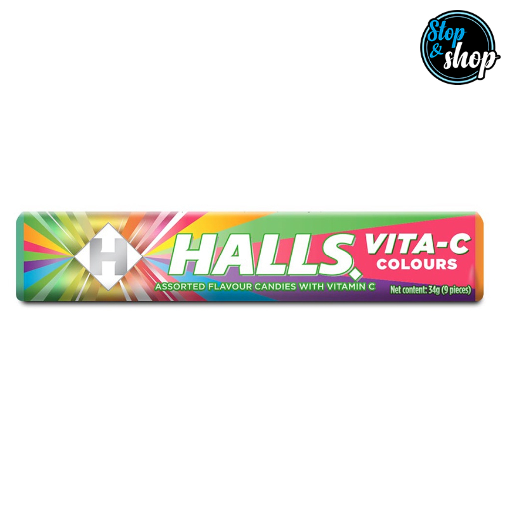 Halls Stick Vita-C Colours Assorted [34g x 1] | Shopee Malaysia