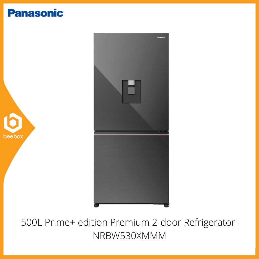 Panasonic 500L Prime+ edition Premium 2-door Refrigerator - NRBW530XMMM ...