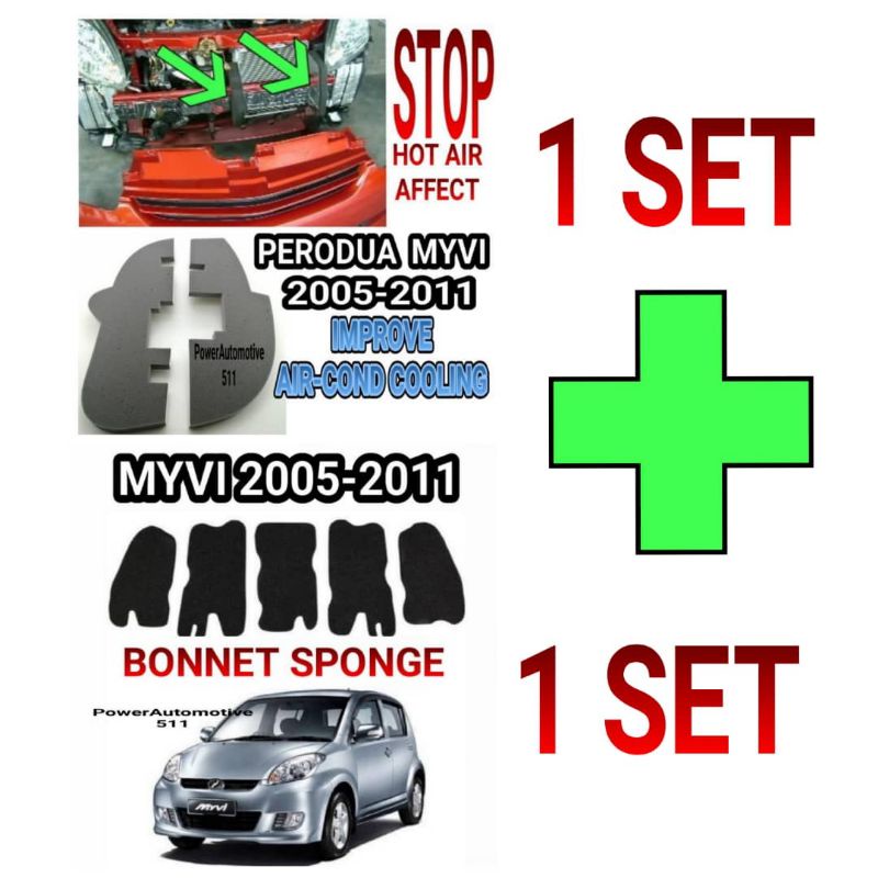 (Siap Ada Double Side Tape) Perodua Myvi 2005-11 Air Cond Condenser ...