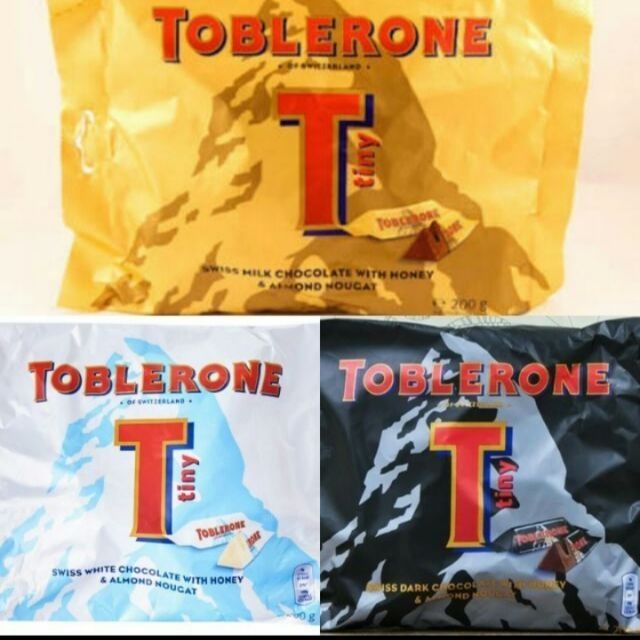 💥READY STOCK💥Toblerone Tiny 200g (25 pcs) All Flavour. | Shopee Malaysia