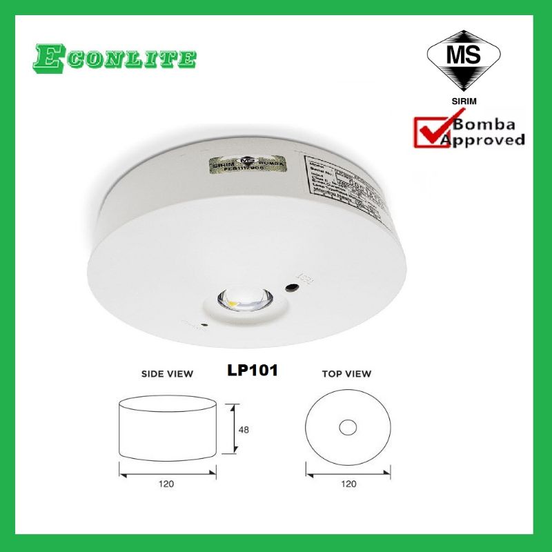 Econlite LP-101 Emergency Light LP101 | Shopee Malaysia