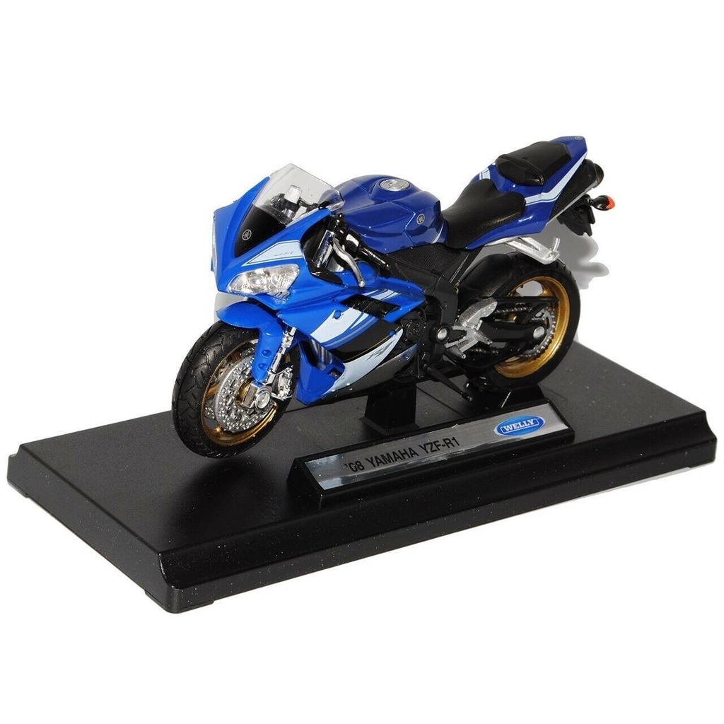 Welly 1-18 Diecast Motorcycle Yamaha Honda CBR Suzuki BMW APRILIA Kawasaki Triumph Super Bike ...