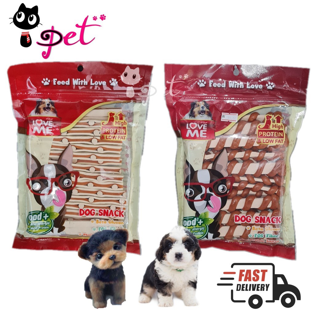 LOVE ME DOG SNACK Good for dog allergic to Meat Protein ( 450g ...