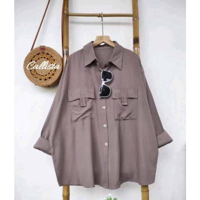 Callista BLOUSE CROP RAYON TWILL | Shopee Malaysia