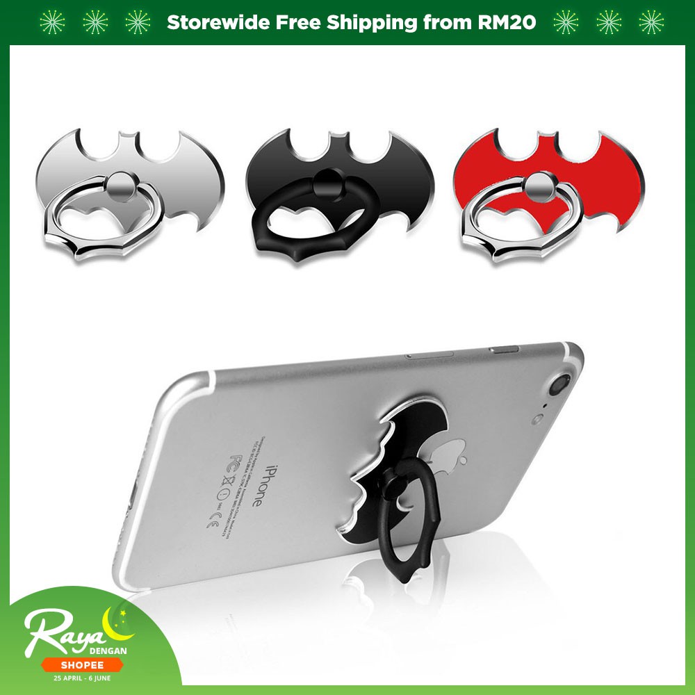 The Bat Cell Phone Finger Ring Holder,Phone Support stand,Mobile phone ...