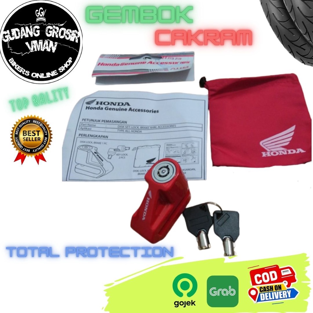 Original HONDA AHM Disc Padlock Very Quality | Shopee Malaysia