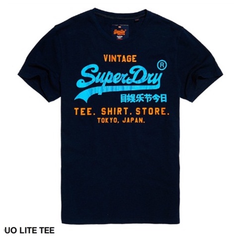 Superdry extreme dry T-shirt men's printed short-sleeved trendy pattern ...