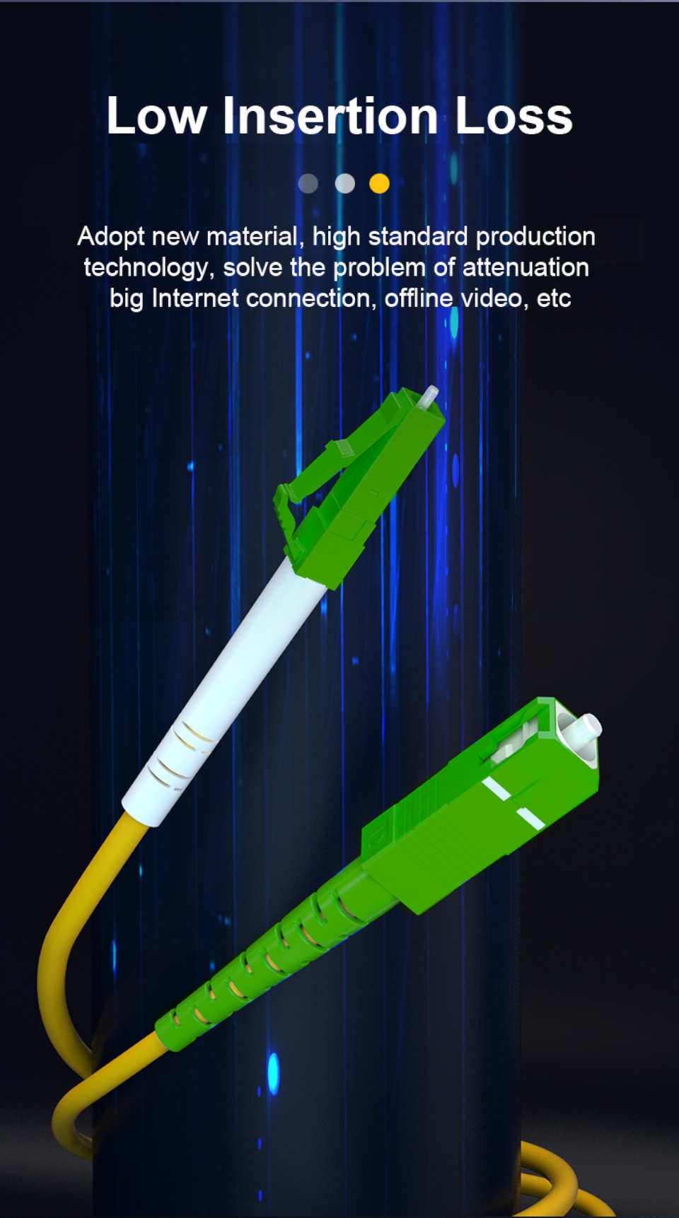 LC/APC to SC/APC Patch Cord Fiber Optic Cable LC-SC1M 3M 5M 10M ...