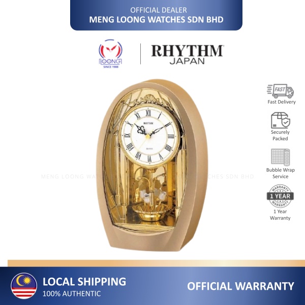 RHYTHM Japan 4RH742WD08 Table Clock 100% Original | Shopee Malaysia