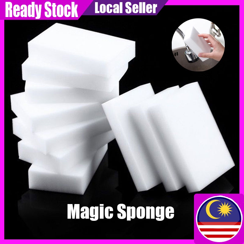 【Ready Stock】Magic Sponge Eraser Cleaning Nano Foam Cleaner White ...