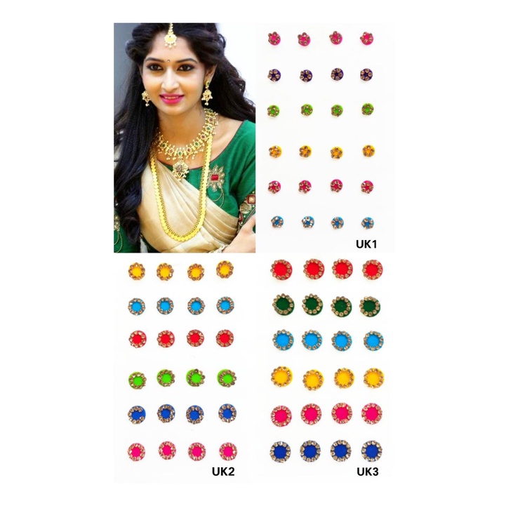 Bindi Paste Bindi Gems Indian Forehead Decoration Shopee Malaysia
