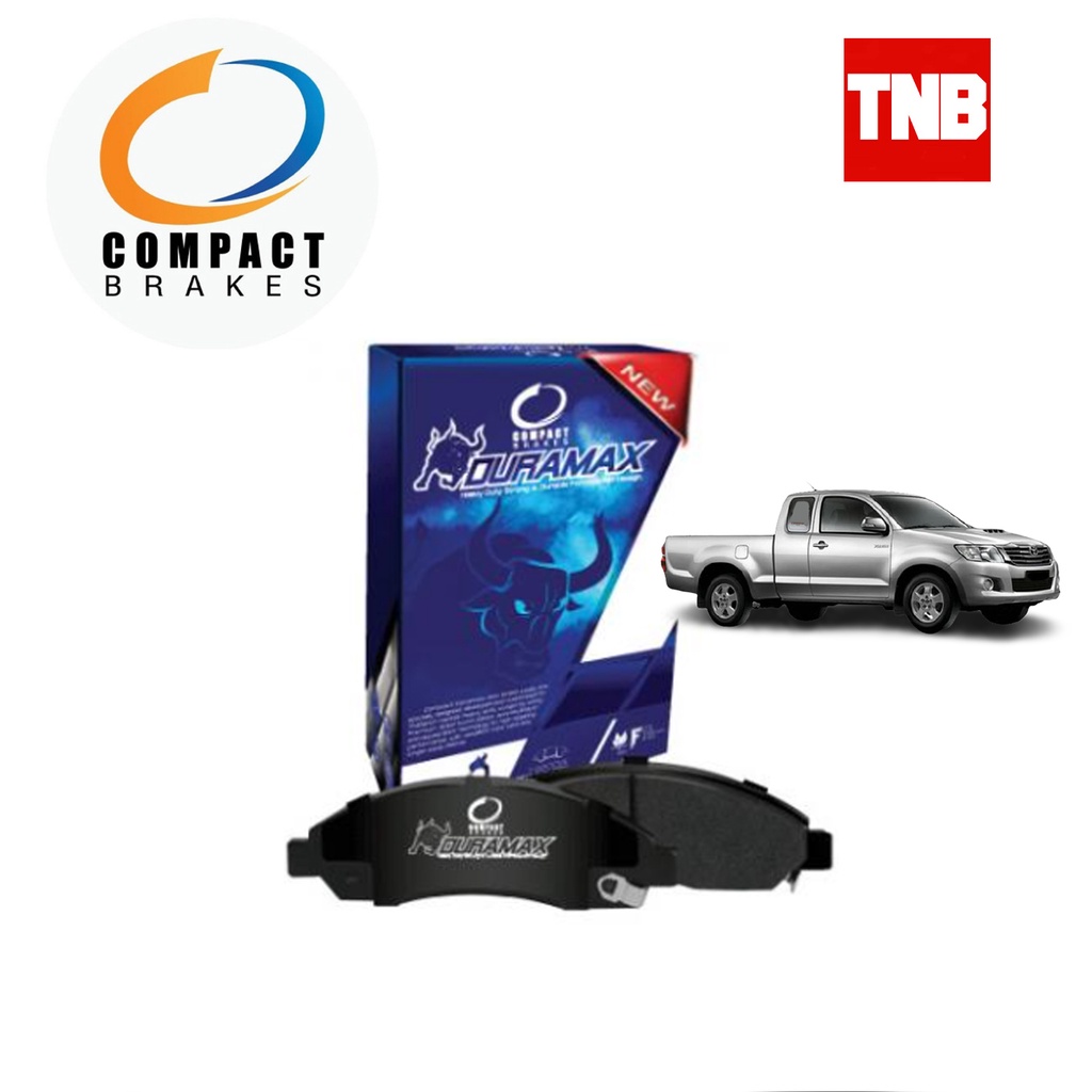 Compact Duramax Bull Brake Front Pads Toyota Vigo Smart Champ 2wd Low ...