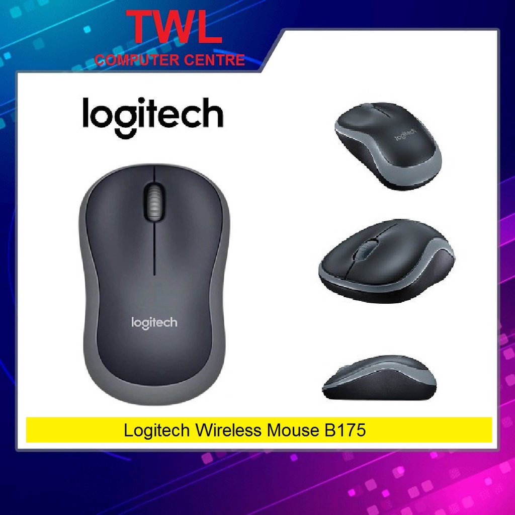 Logitech Wireless Mouse B175(1Y Warranty) | Shopee Malaysia