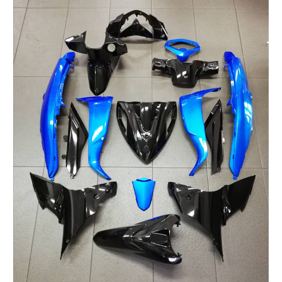 SUZUKI SHOGUN RR COVER SET ORIGINAL 100% FROM SUZUKI COLOUR BLUE (HLR ...