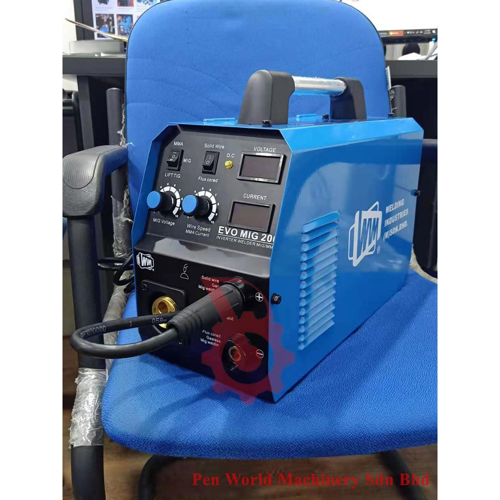 WIM EVO MIG 200 PROTABLE 200AMP MIG WELDING MACHINE 3 in 1 inverter ...