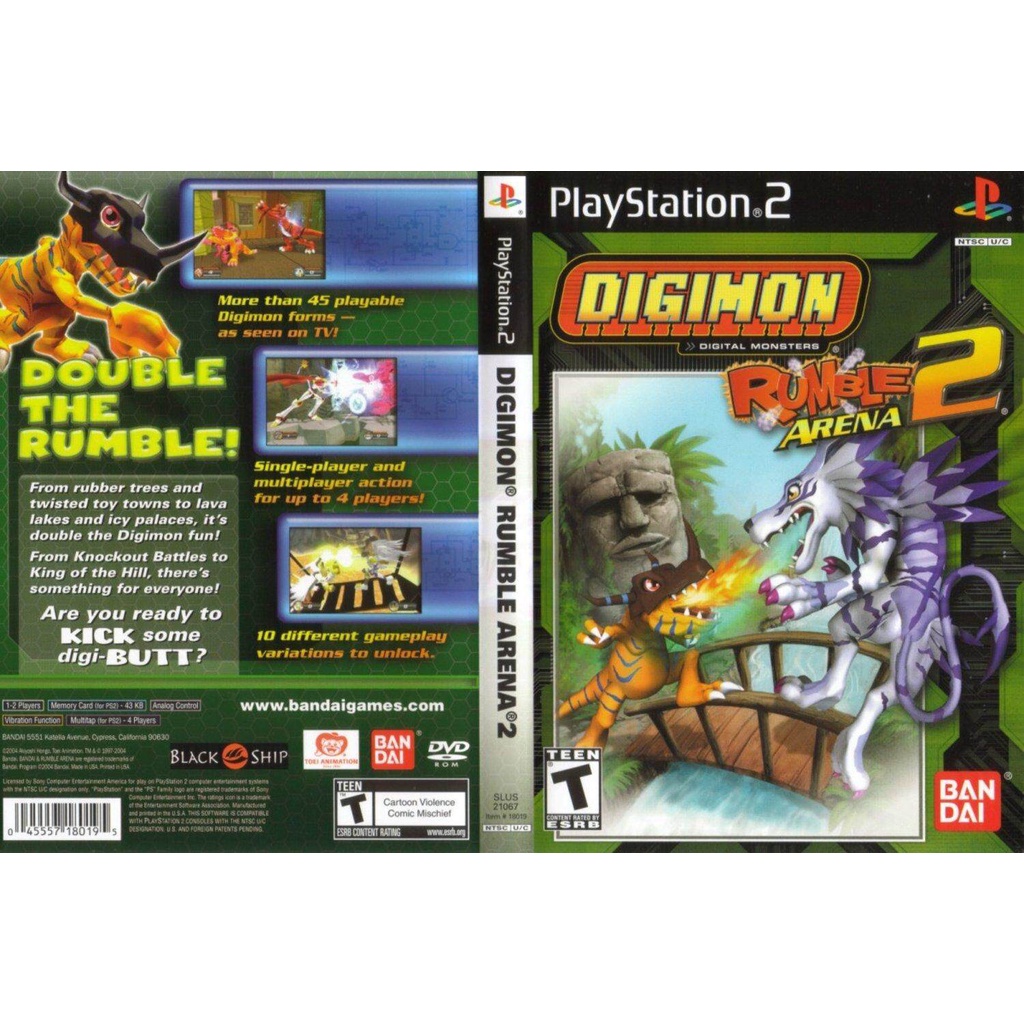 Digimon Rumble Arena 2 (CD Games PS2) | Shopee Malaysia