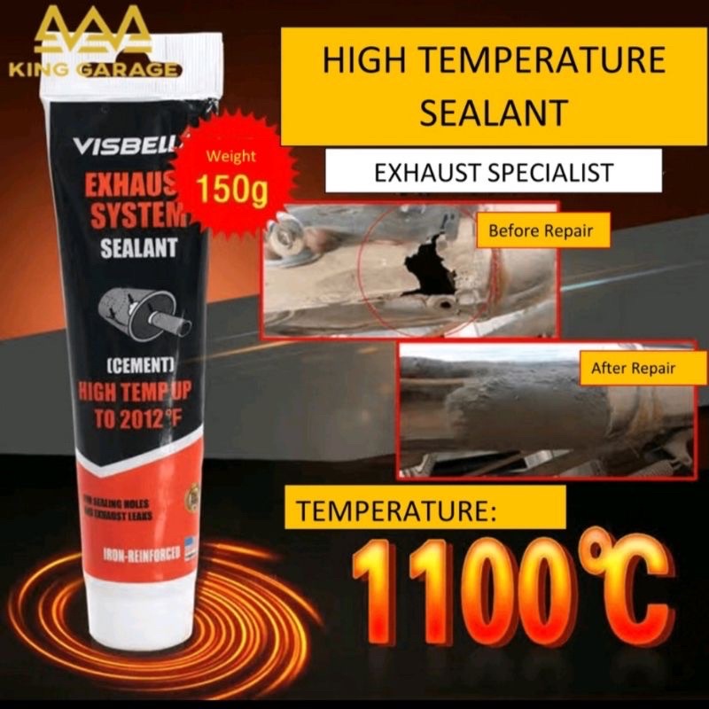 （150g）Exhaust Pipe Repair Gum / Gasket Gum / Exhaust Sealant / Exhaust ...