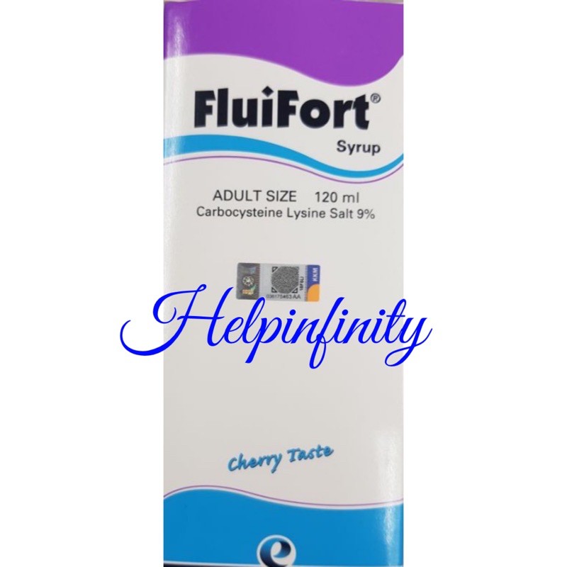 Fluifort Syrup 120ml for chesty cough Excessive Mucous | Shopee Malaysia