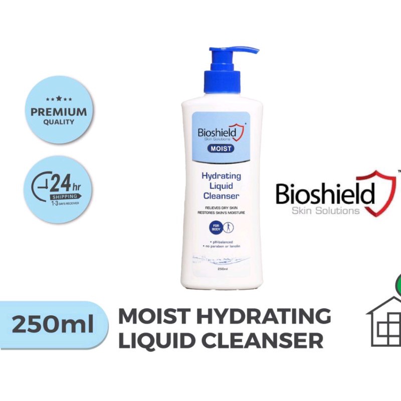 [Promosi Hebat] Bioshield Moist Hydrating Liquid Cleanser 250ml (Exp: 10/2026) | Shopee Malaysia