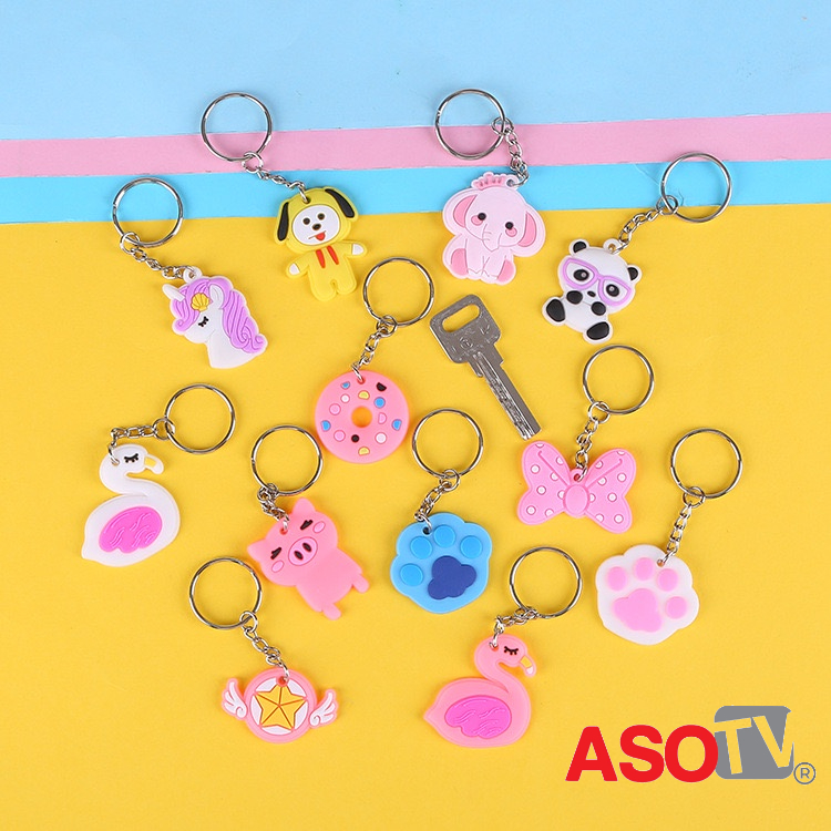 ASOTV® BIG Key Chain Cartoon Key Rings Party Key Chain Free Gift 4058 ...